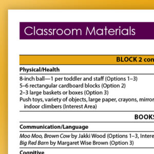 Infant & Toddler Curriculum – Purdue ELM