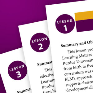 Preschool Curriculum – Purdue ELM